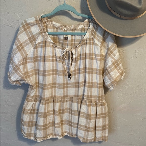 Anthropologie | Tops | Anthropologie Pilcro And The Lettermen Cream ...